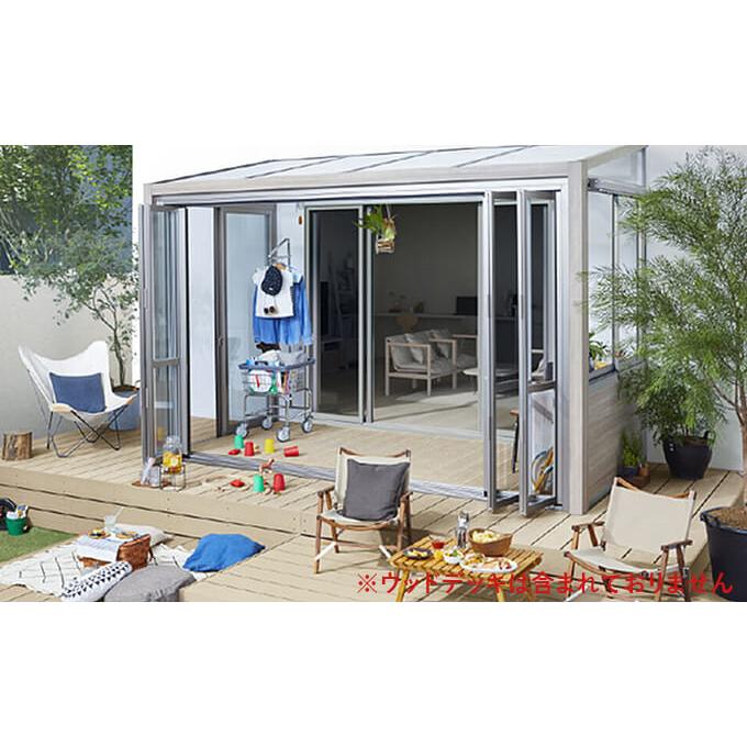 LIXIL ガーデンルームGF インナーデッキ仕様 W2,730mm（1.5間）× D1,185mm（4尺） 【リクシル】(サンルーム・テラス囲い 内部デッキ) : サンルーム.COM ...