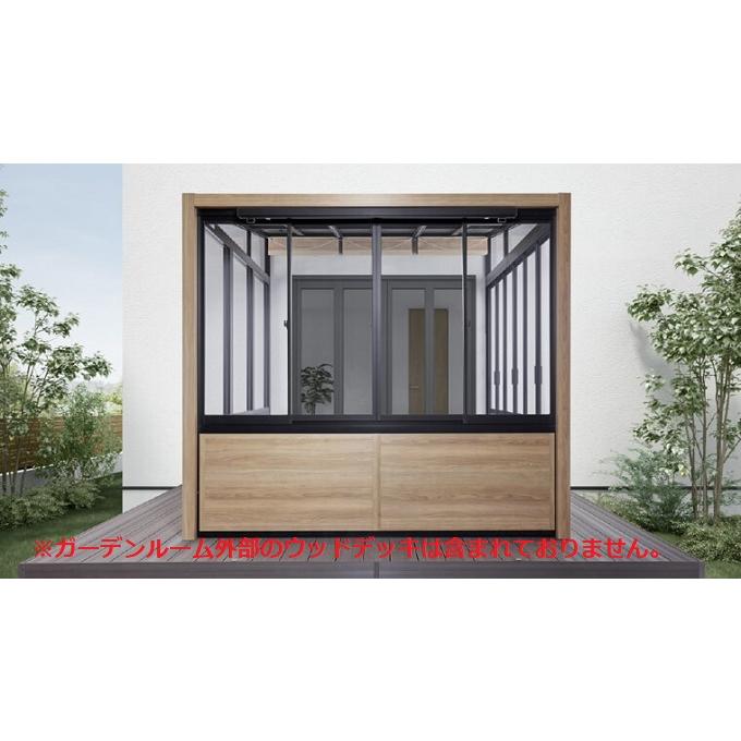 LIXIL ガーデンルームGF インナーデッキ仕様 W2,730mm（1.5間）× D1,185mm（4尺） 【リクシル】(サンルーム・テラス囲い 内部デッキ) : サンルーム.COM ...