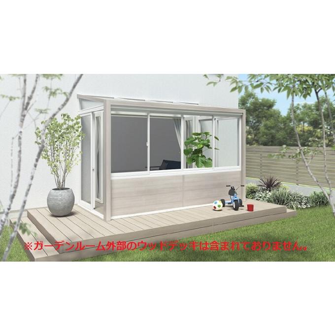LIXIL ガーデンルームGF インナーデッキ仕様 W2,730mm（1.5間）× D1,185mm（4尺） 【リクシル】(サンルーム・テラス囲い 内部デッキ) : サンルーム.COM ...