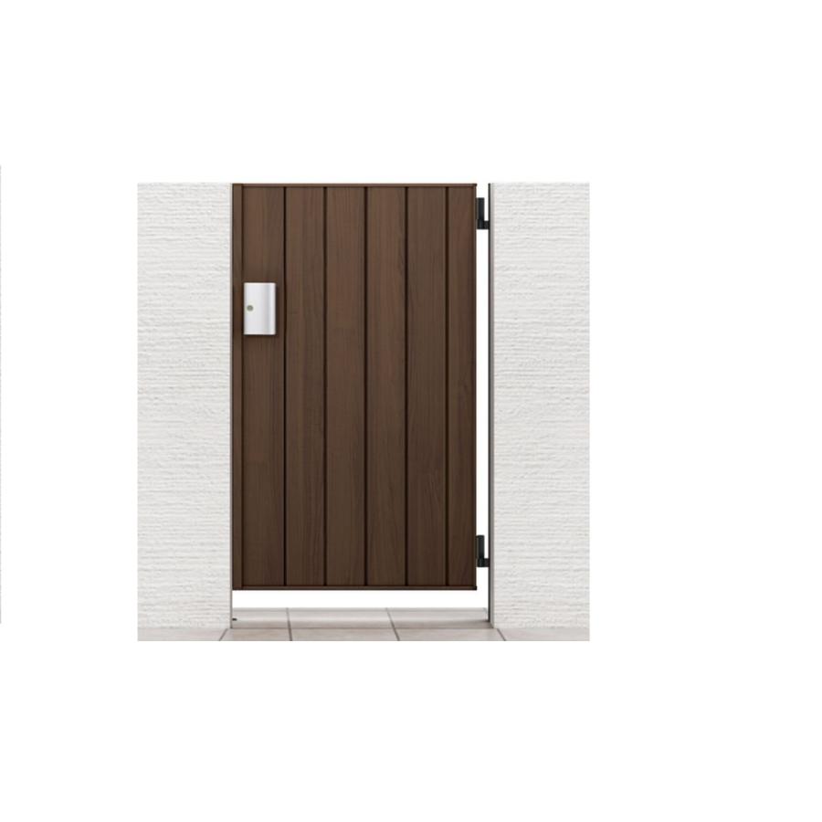 LIXIL 開き門扉AA TM1型 片開き 柱仕様 W800 × H1,200/1,400/1,600【リクシル】(門扉 片開き 目隠し 木調) : サンルーム.COM Yahoo!店 ...