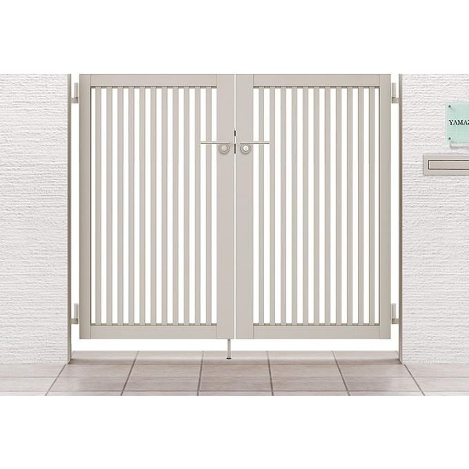 LIXIL 開き門扉AB TR3型 両開き 柱仕様 W1,200（600+600） × H1,000/1,200 【リクシル】(門扉 両開き 格子) : サンルーム.COM Yahoo!店 ...