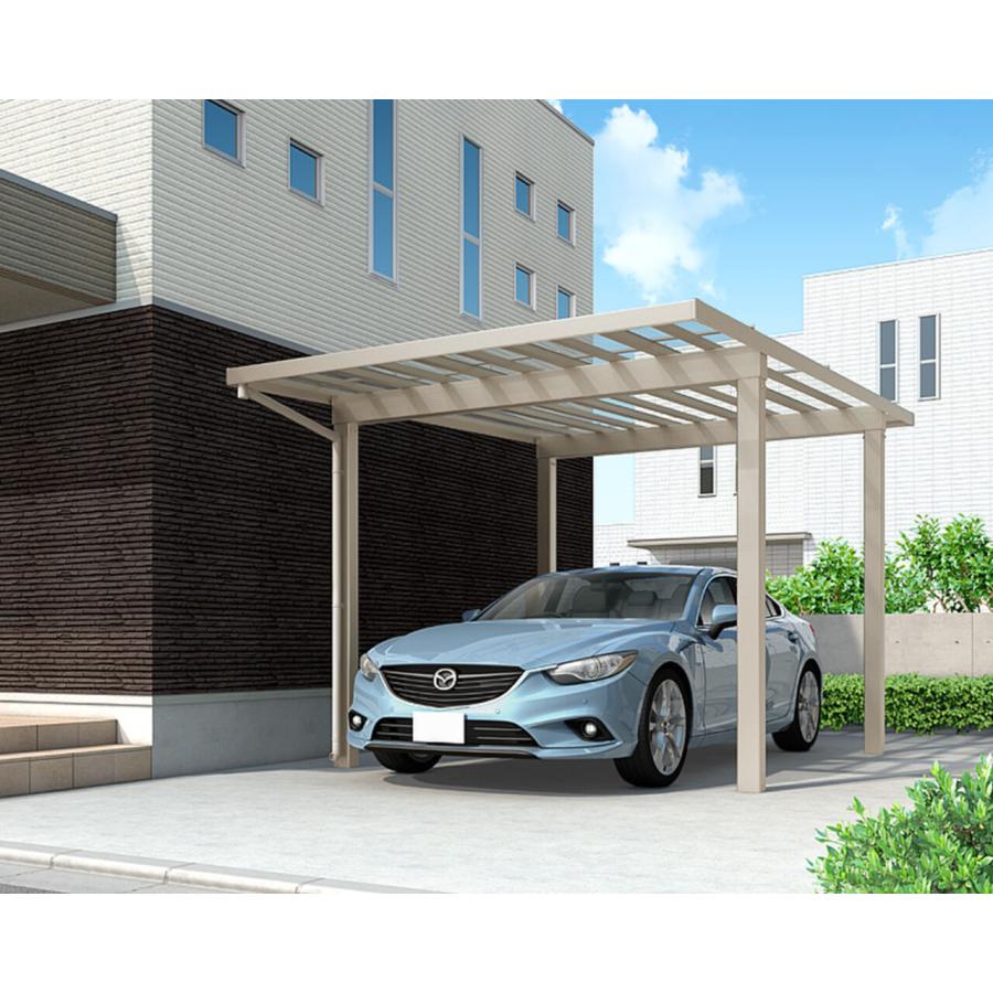 LIXIL ソルディーポート 1500(耐積雪50cm相当) W2,989mm×L5,009mm 30-50型1台用【リクシル】(カーポート 1台駐車用) : サンルーム.COM Yahoo ...