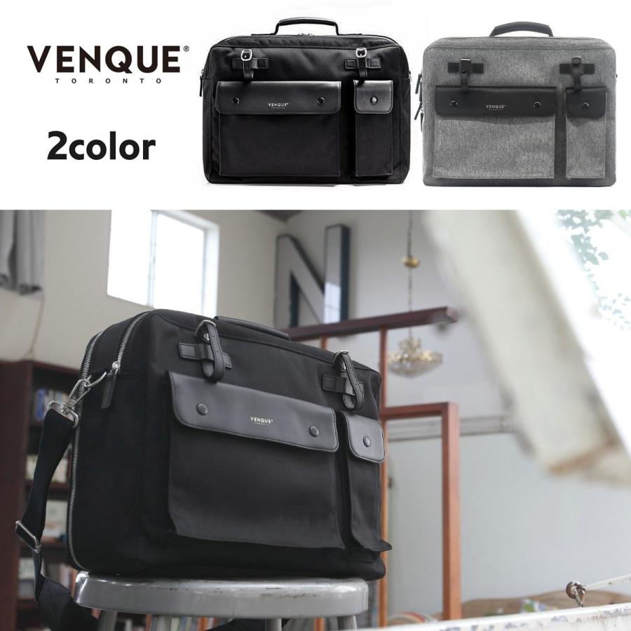 Venque ビジネスバッグ ブリーフケース メンズ リュック ヴェンク 本革 2way VENQUE バッグ ショルダー レザー 撥水 大容量 PC収納 カナダ : SUNS CALIF ...