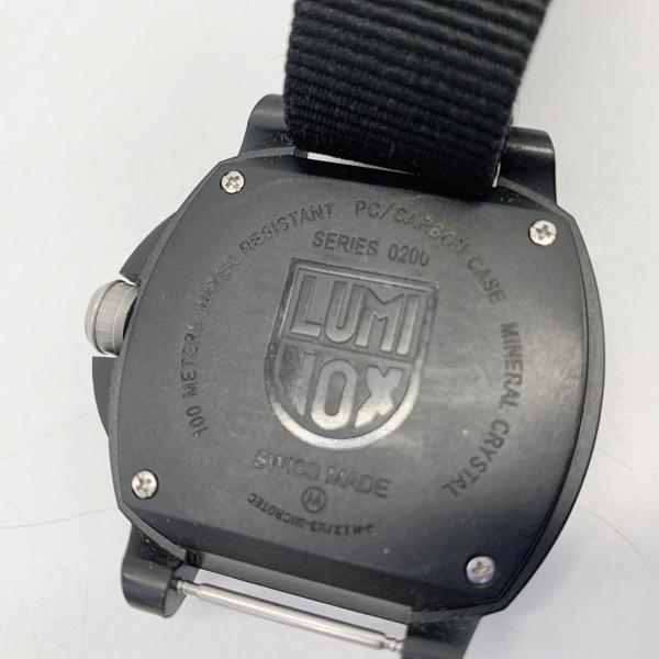 LUMINOX ルミノックス SENTRY 0200 腕時計 ブラックアウト クォーツ アナログ表示 通勤 ビジネス メンズ ブラック 時計 ...