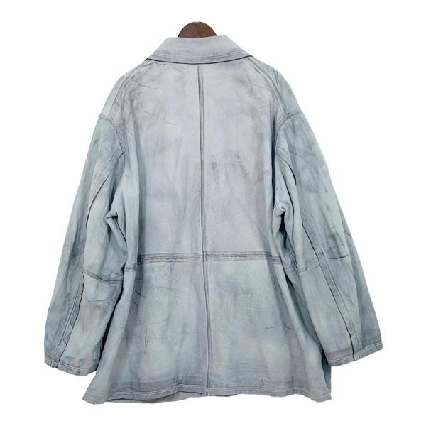 YOKE CUT-OFF LEATHER CAR COAT カットオフ レザー カーコート YOKE CUT-OFF LEATHER CAR COAT カットオフ レザー カーコート