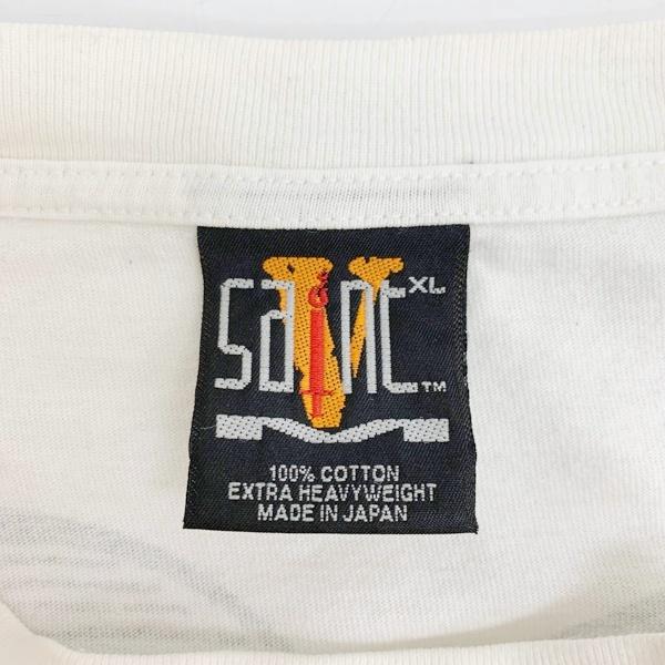 セントマイケル VLONE ヴィーロン ロングスリーブ カットソー 長袖 Tシャツ ロンT SM-S22-0000-069 メンズ XLサイズ ホワイト SAINT MICHAEL トップス ...