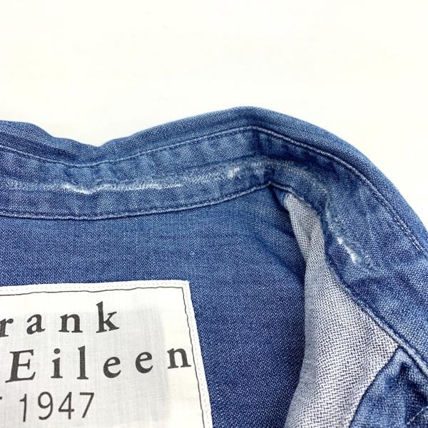 Frank&Eileen ルーク イタリアンインディゴ デニムシャツ 117409 長袖 レディース Sサイズ インディゴ フランクアンドアイリーン トップス IL14374 : サンステップ ...