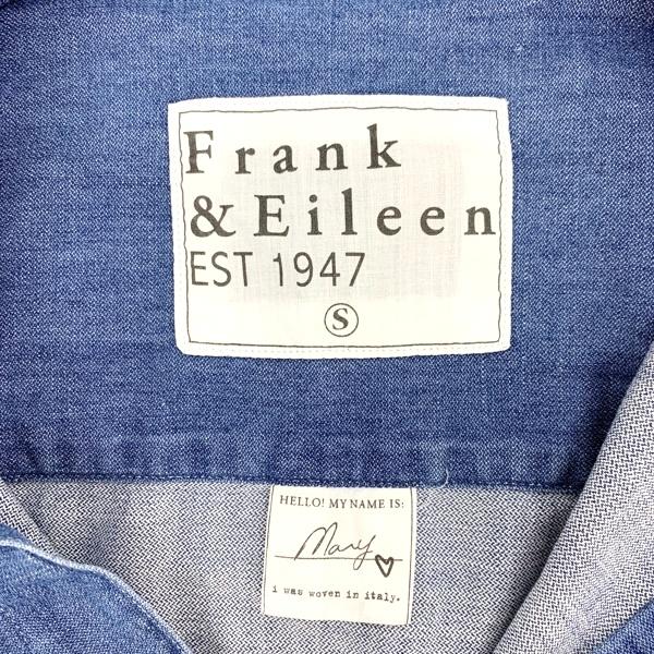 Frank&Eileen ルーク イタリアンインディゴ デニムシャツ 117409 長袖 レディース Sサイズ インディゴ フランクアンドアイリーン トップス IL14374 : サンステップ ...