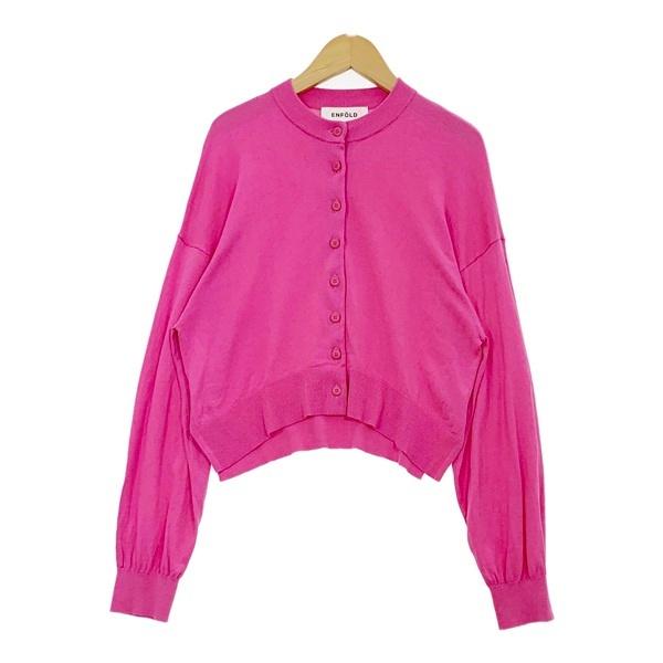 ENFOLD（エンフォルド） ENFOLD WIDE ARM CARDIGAN ワイドアーム カーディガン ニット セーター シルク 薄手 ...