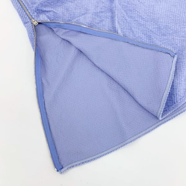 CINOH チノ 23AW CORDUROY MARMAID SKIRT コーデュロイ マーメイド スカート ロング丈 コットン シンプル レディース サイズ36 S相当 ブルー ボトムス ...