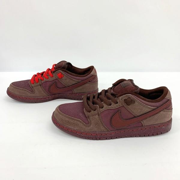 Nike SB NIKE DUNK LOW PRM City of Love Burgundy FN0619-600 スニーカー 新品同様 ローカット シューズ 箱付き メンズ 26.5cm ...