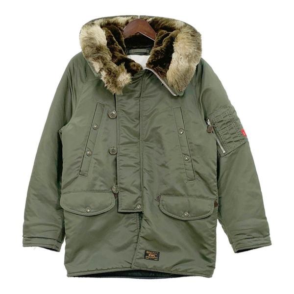 WTAPS 16AW N-3B NYLON TWILL JACKET ナイロンツイル ジャケット ミリタリー ブルゾン 162GWDT-JKM05 メンズ Sサイズ カーキ ダブルタップス ...