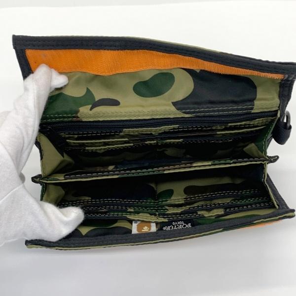 A BATHING APE APE×PORTER CAMO LONG WALLET カモ ロング A BATHING APE APE×PORTER CAMO LONG WALLET カモ ロング