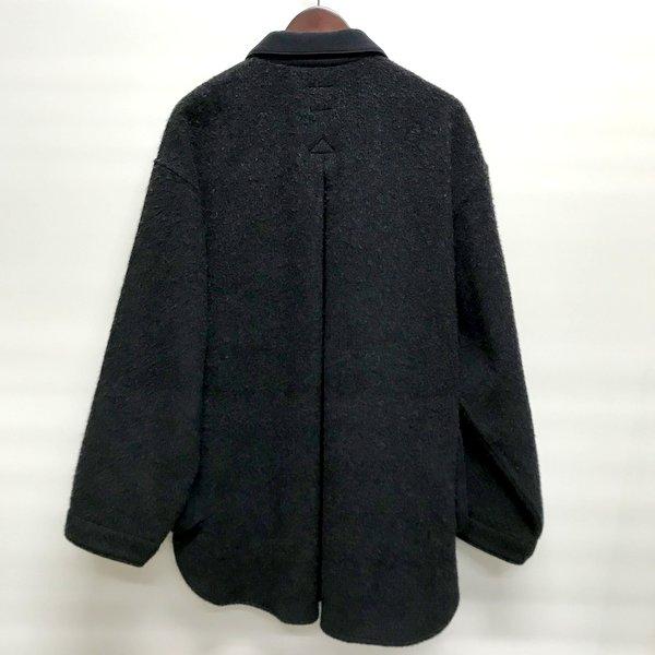 PORTER CLASSIC WOOL&GAUZE SHIRT JACKET ウール＆ガーゼ シャツジャケット メンズ サイズ2 ブラック系 ポータークラシック アウター A1417 : 1 ...