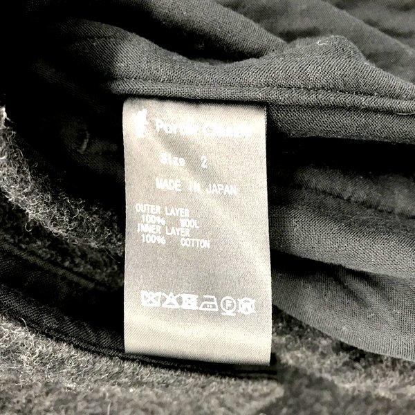 PORTER CLASSIC WOOL&GAUZE SHIRT JACKET ウール＆ガーゼ シャツジャケット メンズ サイズ2 ブラック系 ポータークラシック アウター A1417 : 1 ...