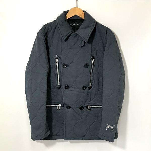 roar guns キルティングPコート ジャケット カジュアル メンズ 2 チャコールグレー ロアーガンズ アウター A3548 : サン ...