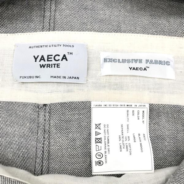 YAECA コットンデニム サロペット オーバーオール 49612 77 MADE IN JAPAN メンズ Lサイズ ブラック系 ヤエカ ボトムス A3325 : サンステップ Yahoo ...