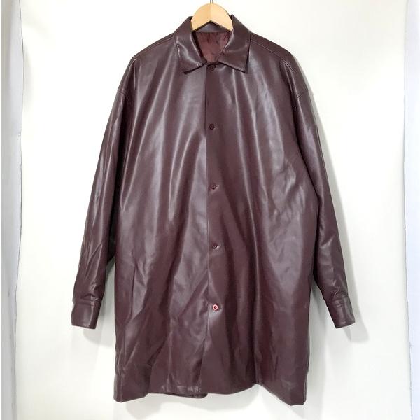 N.HOOLYWOOD N.Hollywood AMERI VINTAGE 02220660901 フェイクレザー シャツジャケット オリジナル 透湿機能付 ルーズシルエット S エヌ ...