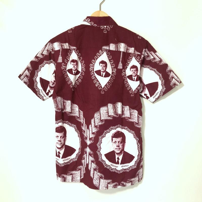 Supreme KENNEDY 半袖 シャツ 総柄 Shirt プリントシャツ ケネディ カジュアル ストリート 古着 メンズ Sサイズ ...