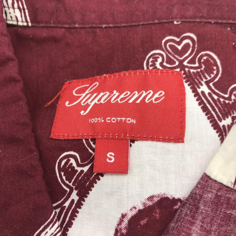 Supreme KENNEDY 半袖 シャツ 総柄 Shirt プリントシャツ ケネディ カジュアル ストリート 古着 メンズ Sサイズ ...