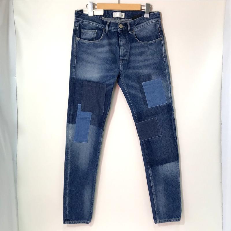 P.M.D.S. P.M.D.S.デニムパンツ パッチワーク Gパン ジーンズ PREMIUM MOOD DENIM SUPERIOR カジュアル 古着 サイズ31 M相当 ピーエムディーエス ...