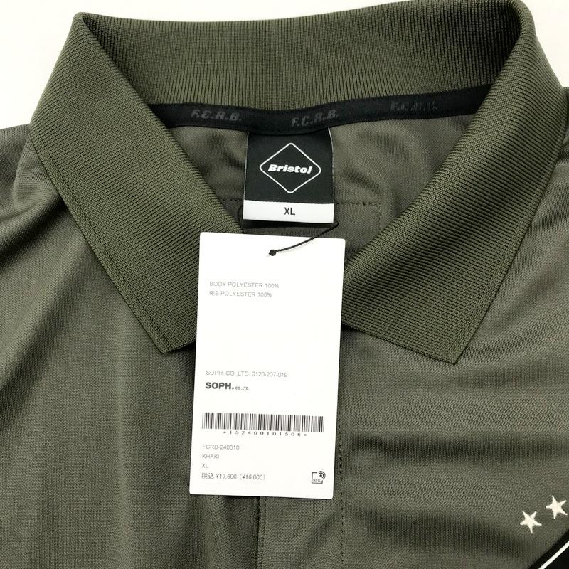 F.C.Real Bristol ポロシャツ 新品同様 FCRB-240010 半袖 BAGGY POLO ロゴ プリント カジュアル メンズ XLサイズ エフシーレアルブリストル トップス ...