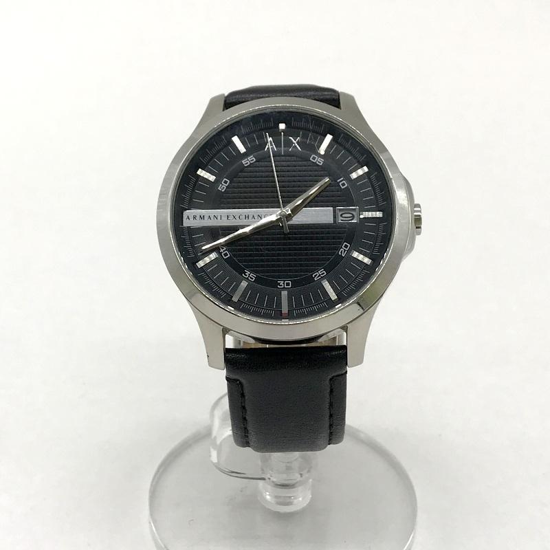 ARMANI EXCHANGE 腕時計 AX2101 ウォッチ クオーツ 時計 生活防水 ビジネス シンプル カジュアル メンズ ブラック ...