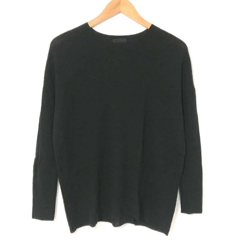 DEVOA ニット 長袖 無地 シンプル ウール 古着 セーター 薄手 メンズ サイズ1 Sサイズ ブラック デヴォア トップス A13577 : サンステップ Yahoo!店 - 通販 ...