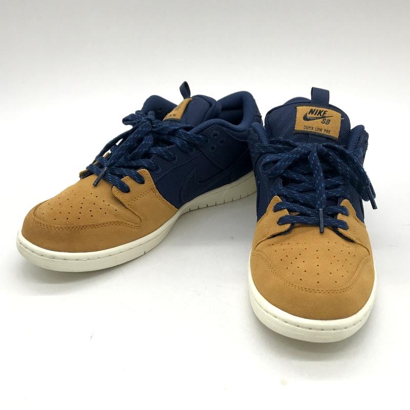 NIKE SB ナイキ スニーカー DUNK LOW PRO PRM DX6775-400 メンズ 28cm ブラウン ネイビー 靴 ...