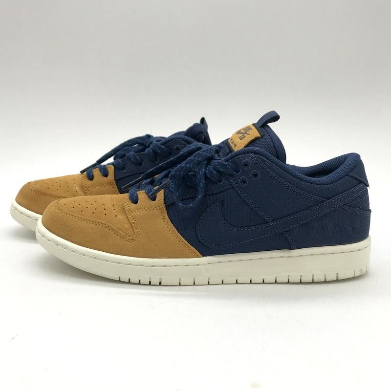 NIKE SB ナイキ スニーカー DUNK LOW PRO PRM DX6775-400 メンズ 28cm ブラウン ネイビー 靴 ...