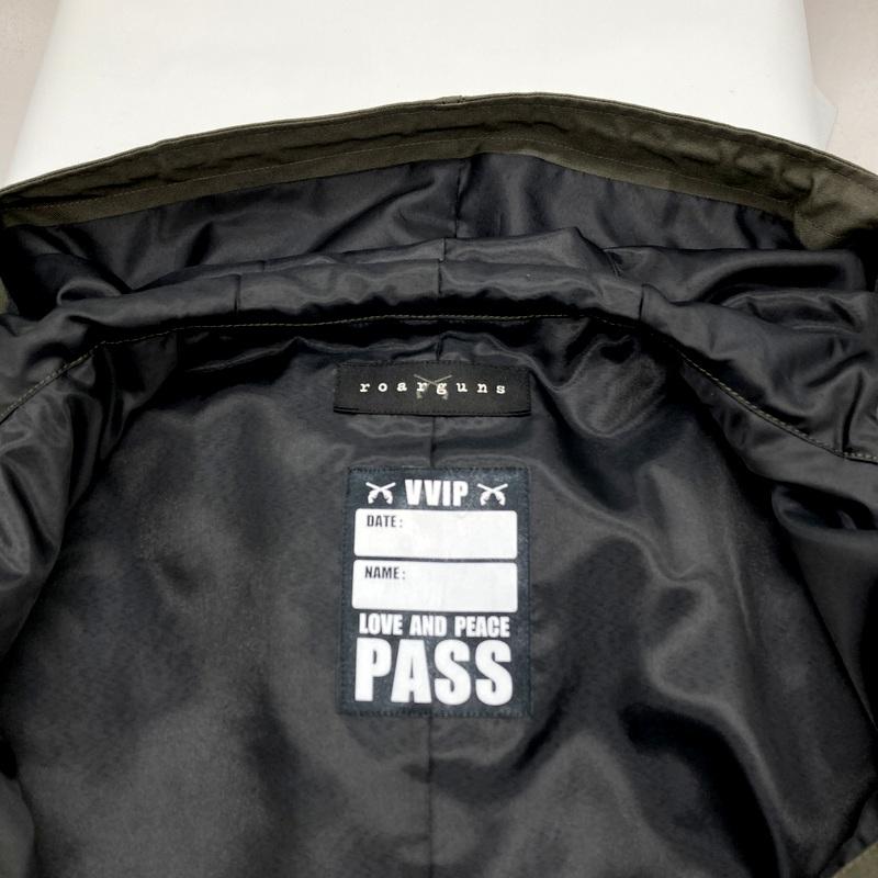 roar guns roarguns ロアーガンズ モッズコート TRIVAL JACQUARD MODS COAT 23FGC-01 メンズ ...