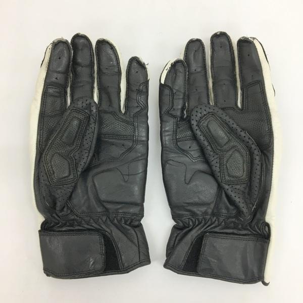 REV'IT! AIRVOLUTION FGS050 グローブ 春夏用 パンチングレザー メッシュ オートバイ バイカー XYLサイズ ブラック/ホワイト リビット バイク用手袋 ...