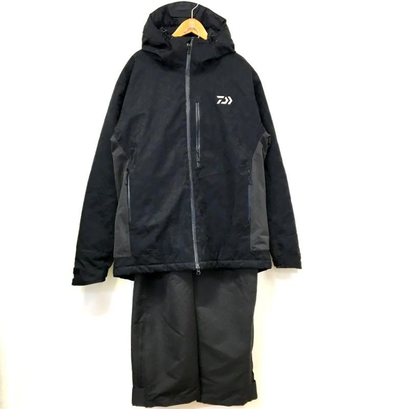 ダイワ レインマックスR HDウィンタースーツ DW-3222 上下セット ジャケット パンツ ウェア XLサイズ ブラック カモフラ柄 迷彩柄 DAIWA TA1546 : rc ...