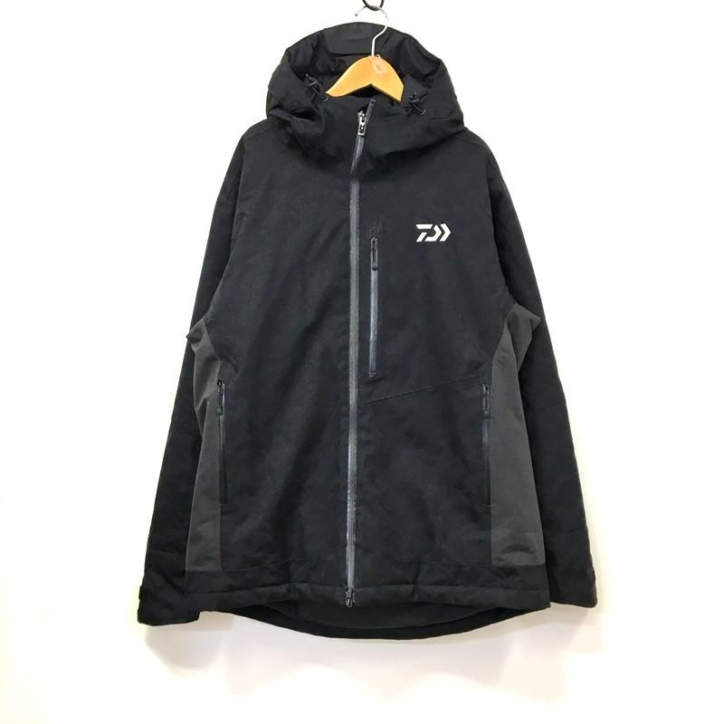 DAIWA（釣り） ダイワ レインマックスR HDウィンタースーツ DW-3222 上下セット ジャケット パンツ ウェア XLサイズ ブラック カモフラ柄 迷彩柄 DAIWA TA1546 ...