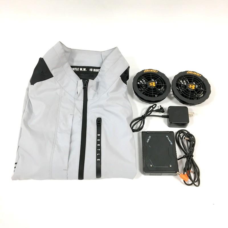 BURTLE バートル AIRCRAFT AC2014 ベスト AC08 22V専用リチウムイオンバッテリー ファンユニット 3点セット 空調服 XL DW3350 : サンステップ ...