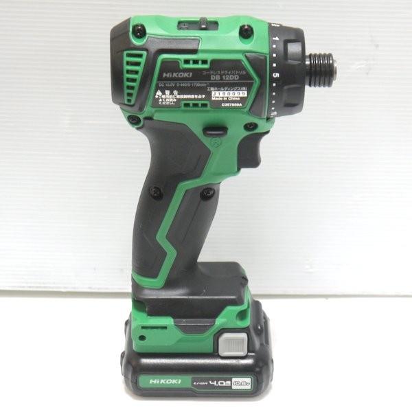 HiKOKI コードレスドライバドリル DB12DD(2LS) 美品 フルセット 10.8V 4.0Ah ドリルドライバー 20段クラッチ 六角軸 ハイコーキ ≡DT4698 : サンステップ ...