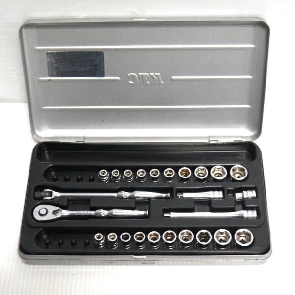 KTC 6.3sq. ソケットレンチセット TB2X20B 25点 ミリ・インチサイズ 6角タイプ・差込角6.3mm 京都機械工具 ≡DT4321 : サンステップ Yahoo!店 - 通販 ...