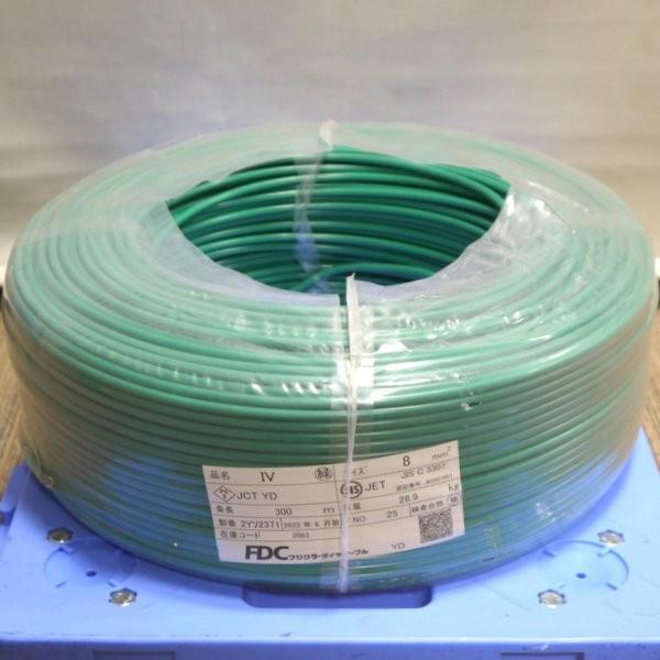 富士倉 約28.3kg フジクラ・ダイヤケーブル IV線 8mm IV8SQ 緑 600Vビニル絶縁電線 FDC ≡DT4112 : サンステップ Yahoo!店 - 通販 - Yahoo ...