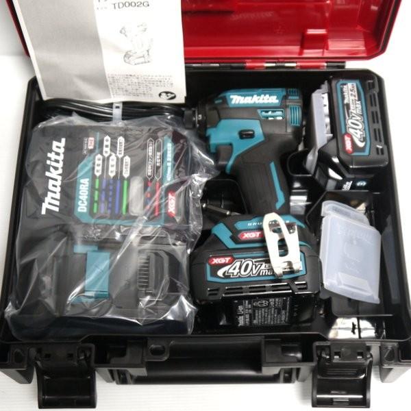 マキタ 充電式インパクトドライバ TD002GRDX 未使用 フルセット 40Vmax 2.5Ah ブルー 青色 純正品 コードレス makita ≡DT4137 : rc ...