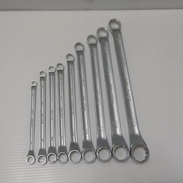 KTC ロングメガネレンチ 9本セット M5-2427,2224,1921,1719,1417,1214,1113,1012,0810 ケーティーシー 京都機械工具≡DT5939 : サン ...