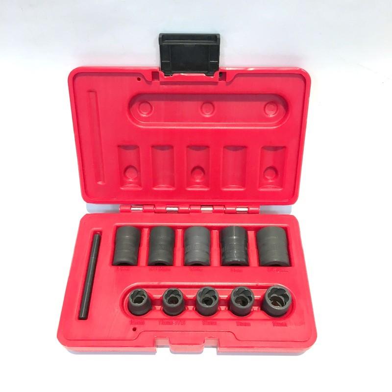 マックツールズ SXT10LRA 10Pc. 3/8"Dr. ツイスト ソケットセット (10-19mm) 工具 作業工具 DIY メンテナンス MAC TOOLS DW2601 : サン ...