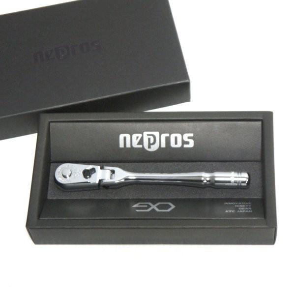 nepros ネプロス 6.3sq. フレックスラチェットハンドル NBR290F 未使用 90枚ギア KTC ≡DT4320 : サンステップ Yahoo!店 - 通販 - Yahoo!ショッピング