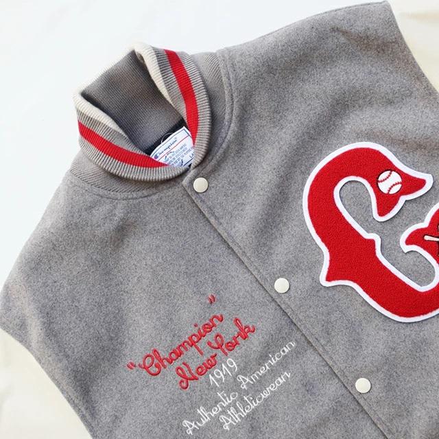 Champion チャンピオン ジャケット ヴァーシティ グレー Champion チャンピオン ジャケット ヴァーシティ グレー