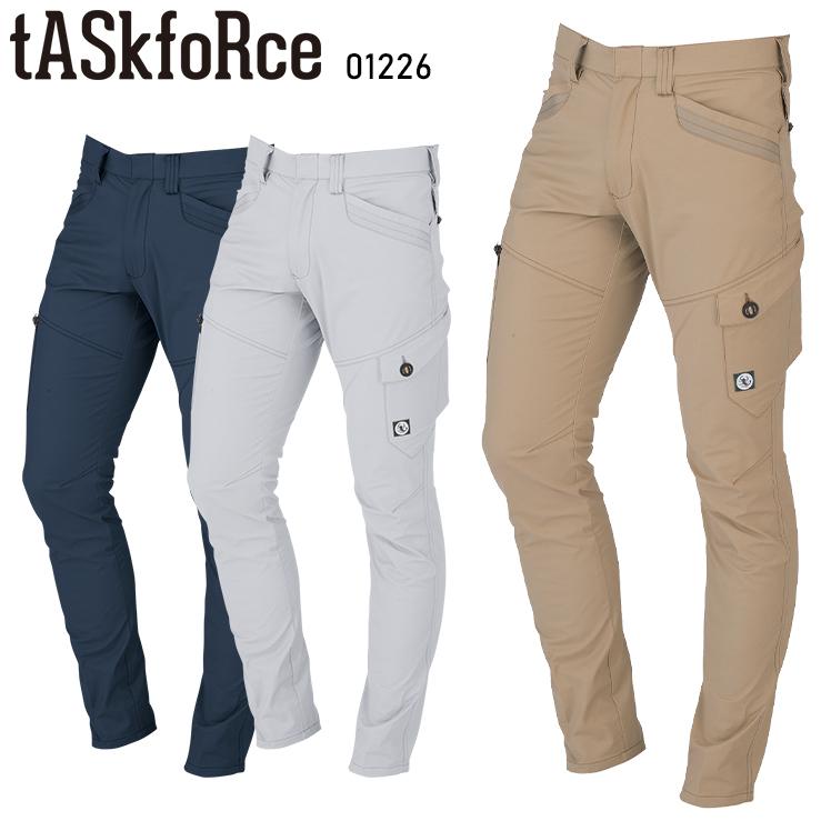 秋冬用 作業服・作業用品 NC クロスストレッチカーゴパンツ メンズ 大川被服 TASK FORCE タスクフォース 01226 : 085-01226 : 作業服・鳶服・安全靴のサンワーク ...