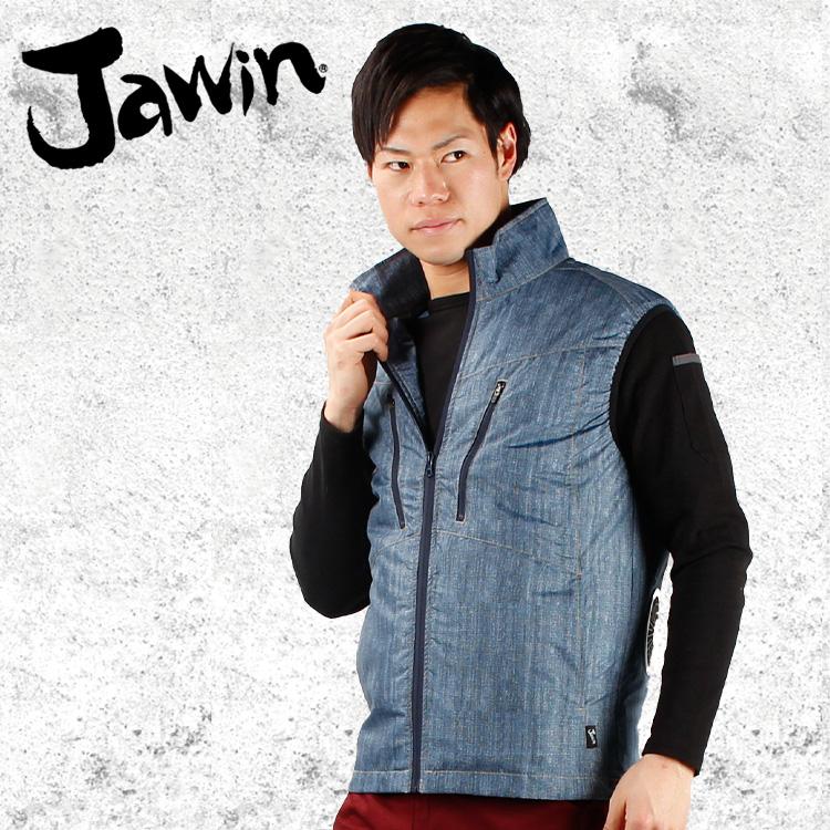 自重堂 空調服 春夏用 作業服・ 涼しいベスト(単品) メンズ かっこいい オシャレ アウトドアスポーツ自重堂ジャウィンJichodo Jawin 54060 2019新作 熱中症対策 ...