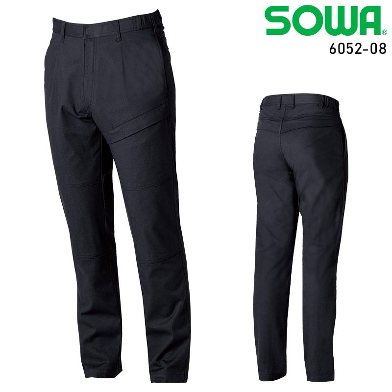SOWA 【2025春夏新作】 カーゴパンツ(難燃、ワンタック、脇ゴム) 作業服 秋冬用 男女兼用 6052-08 桑和 作業着 SS-6L : 作業服・鳶服・安全靴のサンワーク - 通販 ...