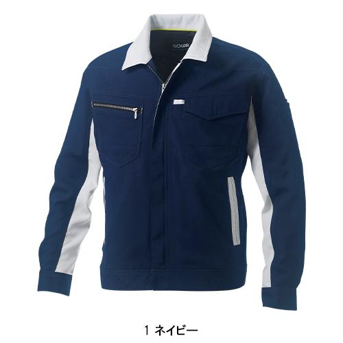 SOWA 春夏用 作業服・作業用品 長袖ブルゾン 男女兼用 桑和 962 : 作業服・鳶服・安全靴のサンワーク - 通販 - Yahoo!ショッピング