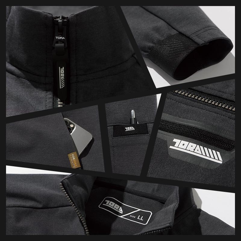 寅壱 作業服 長袖ブルゾン 9276-124 オールシーズン TORAICHI : 作業服・鳶服・安全靴のサンワーク - 通販 - Yahoo!ショッピング