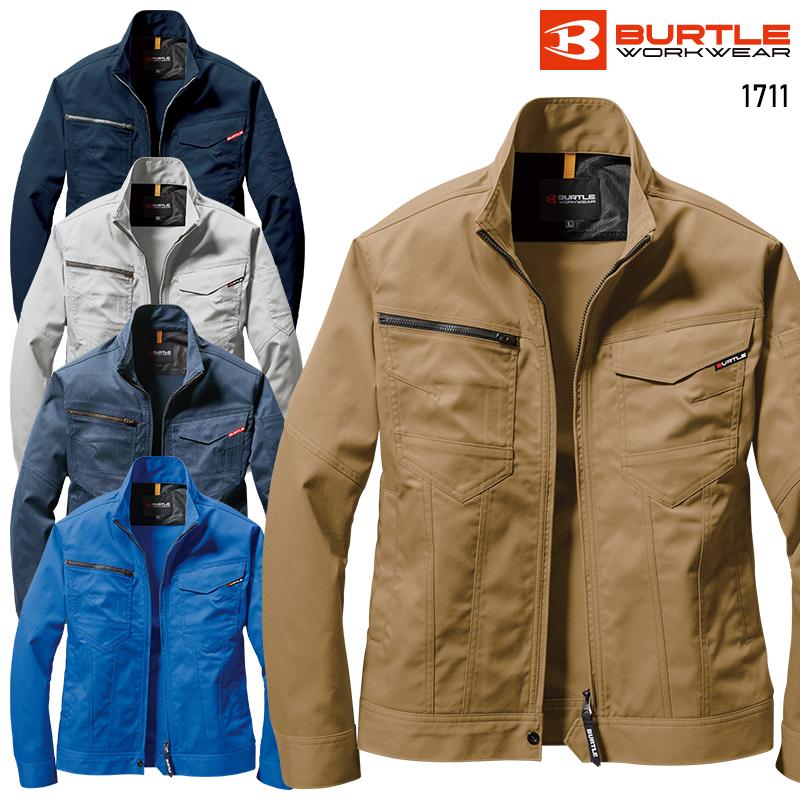 BURTLE ジャケット(ユニセックス) 作業服 春夏用 男女兼用 1711 バートル 作業着 SS-5L : 作業服・鳶服・安全靴のサンワーク - 通販 - Yahoo!ショッピング