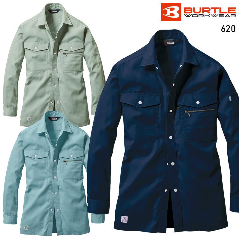 BURTLE 長袖シャツ 作業服 春夏用 メンズ 620 バートル 作業着 S-5L : 作業服・鳶服・安全靴のサンワーク - 通販 - Yahoo!ショッピング